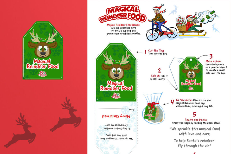 Magic Reindeer Food For Santa's Reindeer - Make at Home