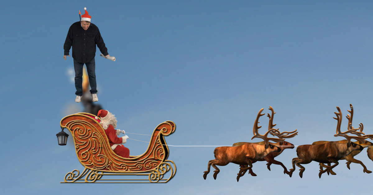 Chip & Bernie: The Banner 1 of 3 - Santa Claus Tracker with I Spot ...