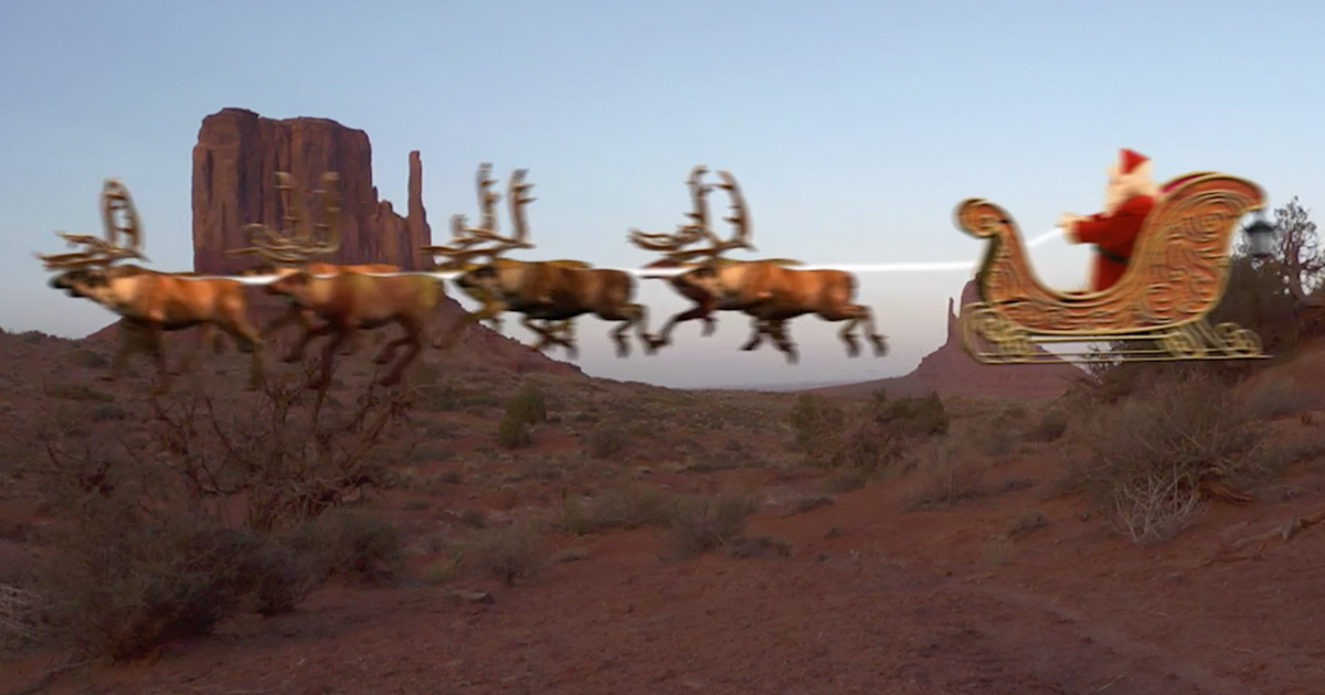 Monument Valley, Arizona - Santa Claus Tracker with I Spot Santa's ...