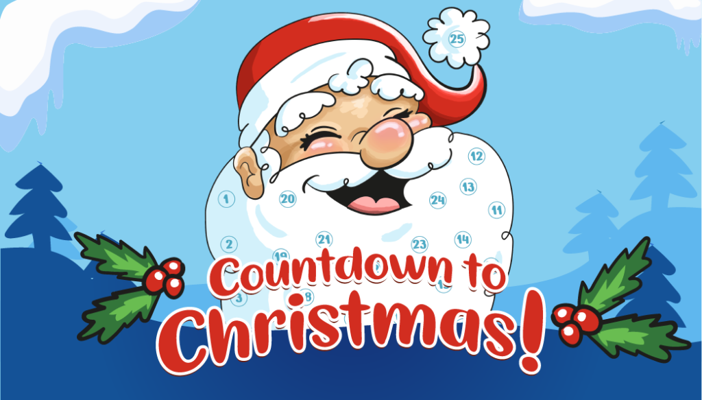 Free Kids Christmas Countdown Calendar Activity - Print at Home